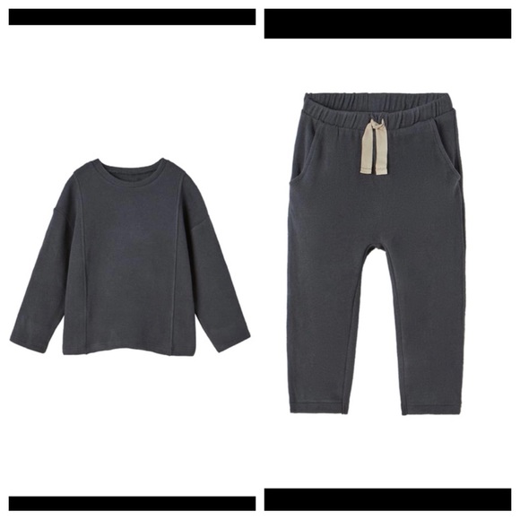 Zara | Matching Sets | Zara Blue Soft Touch Seamed Pants Nwt Top Read ...